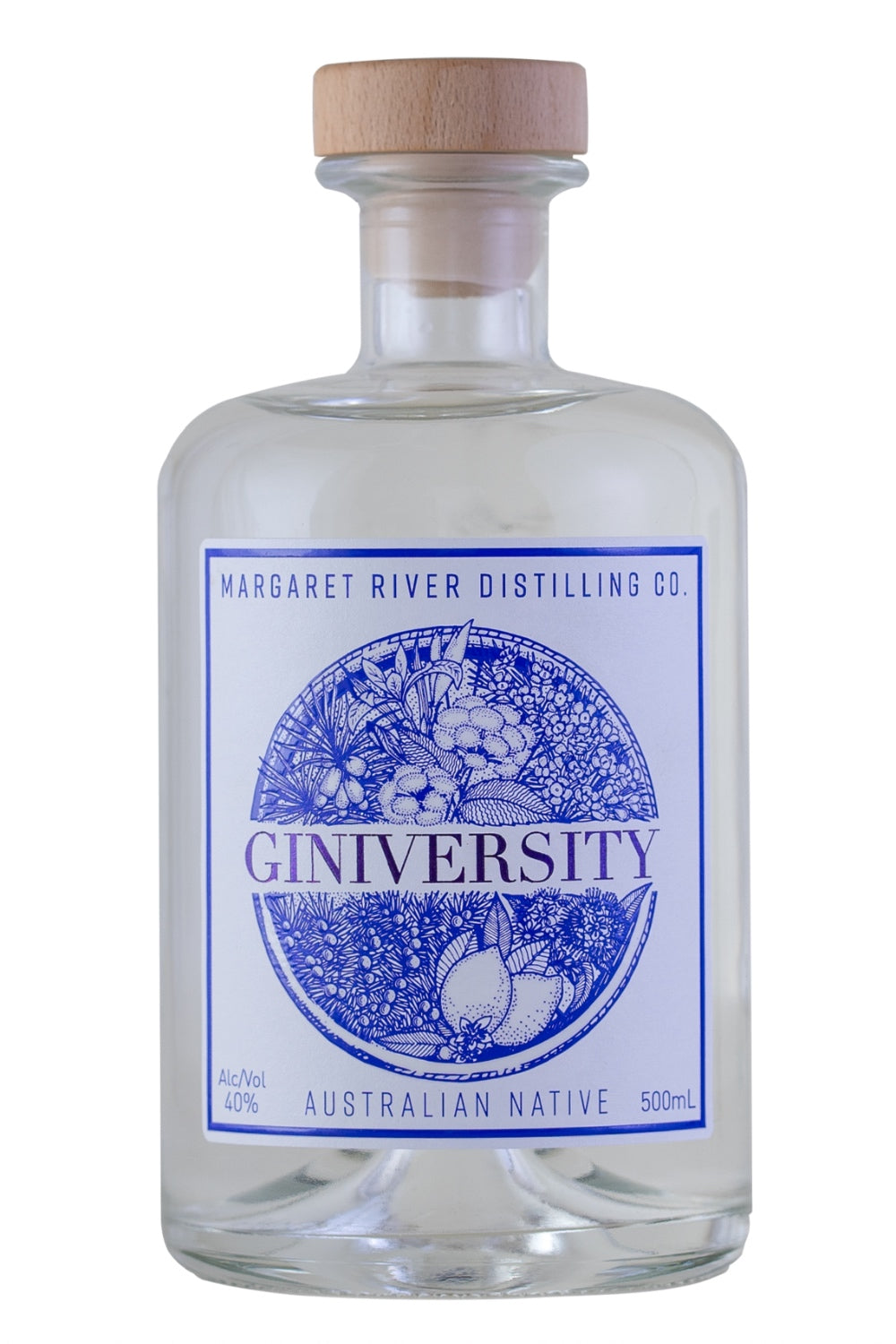 Buy Online - Giniversity, Australian Native Gin 40% 500ml — The Spirit Safe